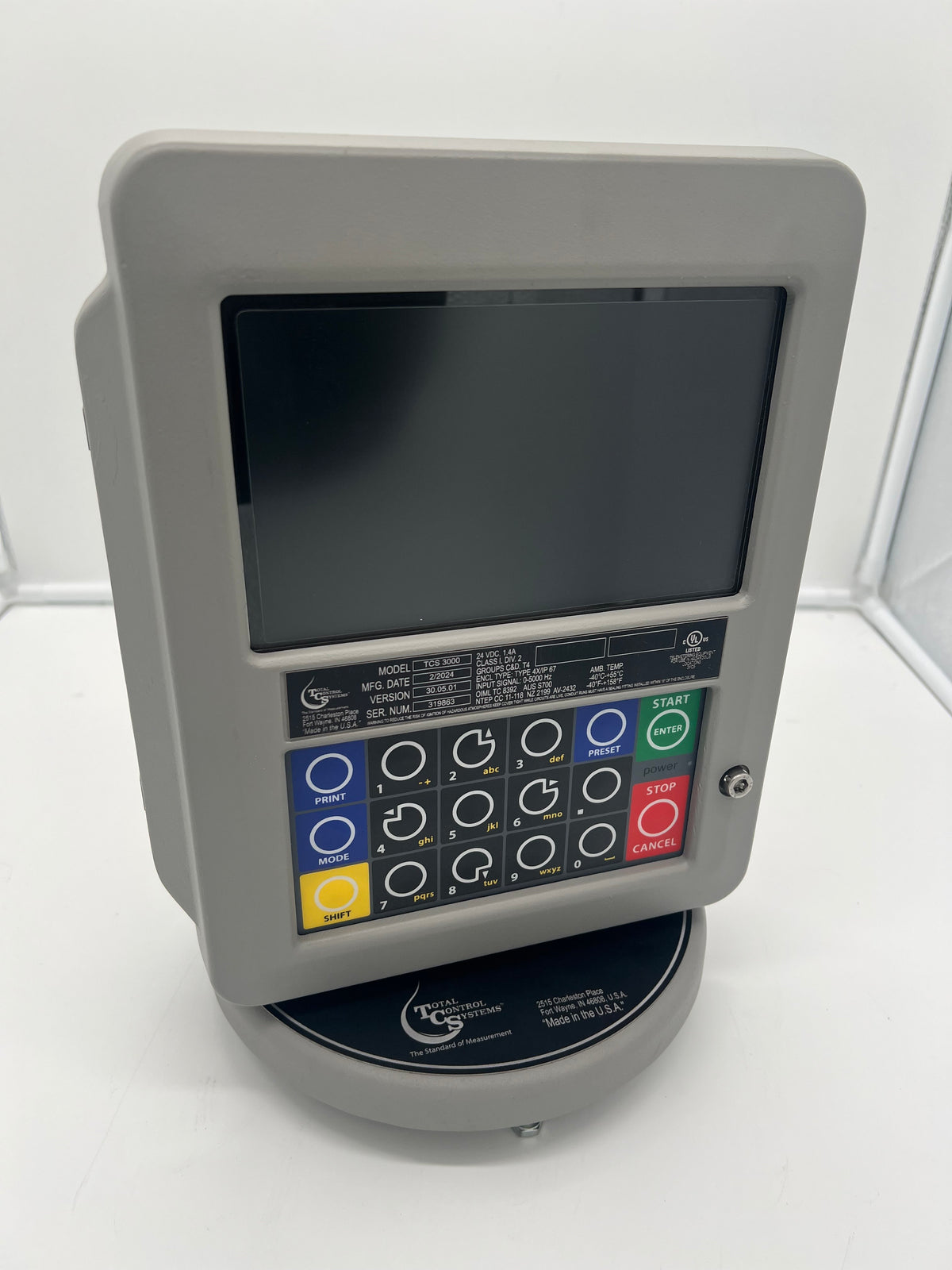 TCS 3000 Register with Internal Pulsar — Spartan Tank